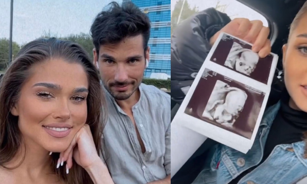 Theo Rose a arătat ecografia cu bebelușul ei: "E frumos băiatul meu ...