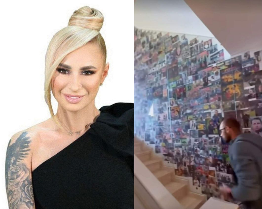 Anamaria Prodan a ascuns peretele plin cu fotografiile lui Laurențiu Reghecampf, după ce s-a ...