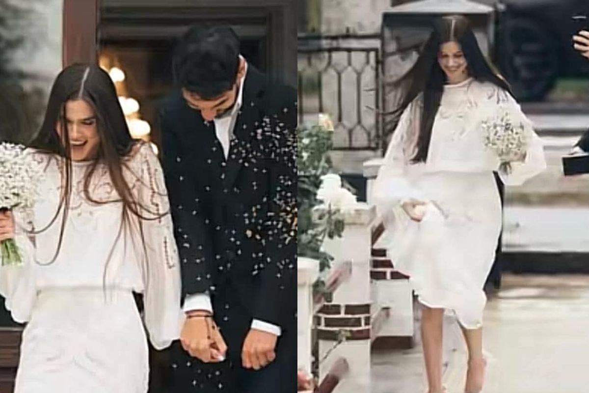 Rochia de mireasă purtată de Theo Rose la nunta cu Anghel Damian a costat 400 de lei: „Nici nu ...