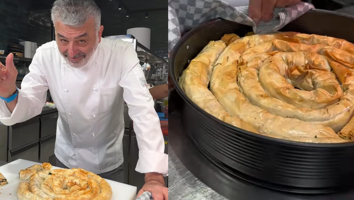 Cum se face plăcinta cu somon, spanac și brânză. Rețeta lui Joseph ...