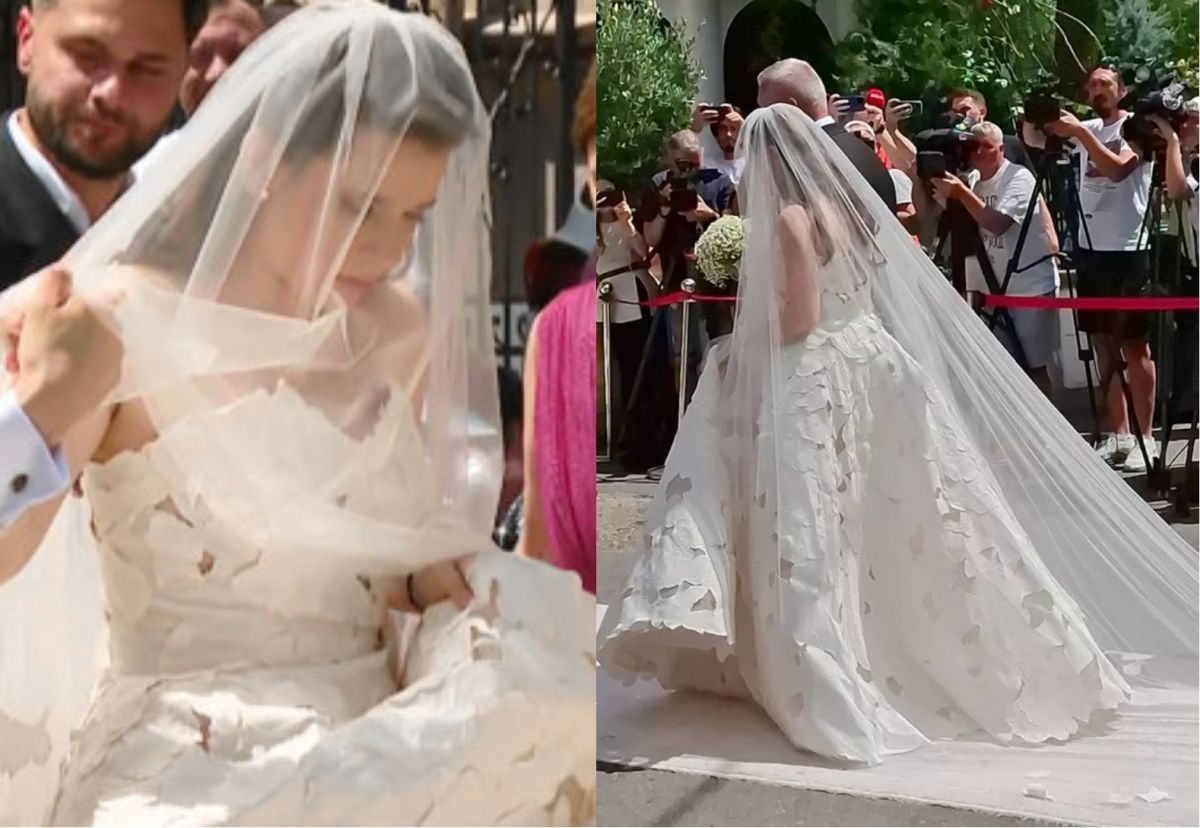Cât a costat rochia de mireasă purtată de Kira Hagi la nunta cu Thomas Ferfelis. Gică Hagi: „Eu ...