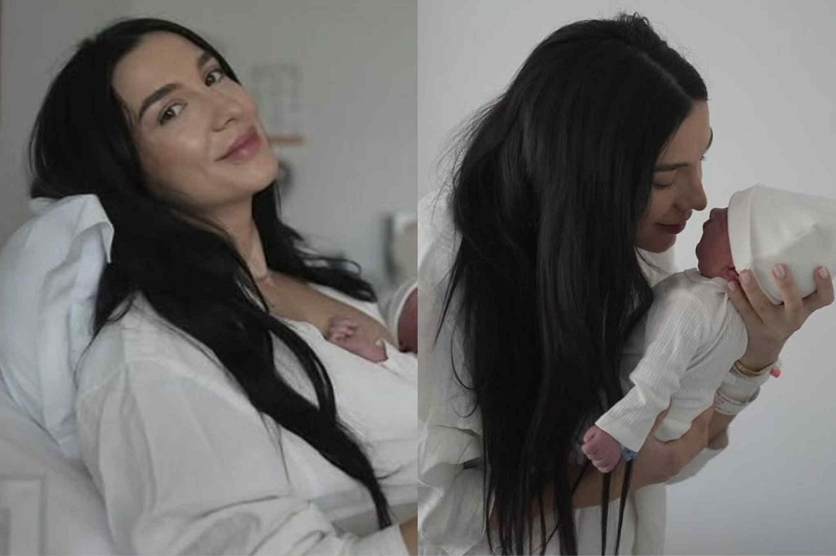 Ștefana Peev a devenit mamă pentru a treia oară. Primele imagini cu ...