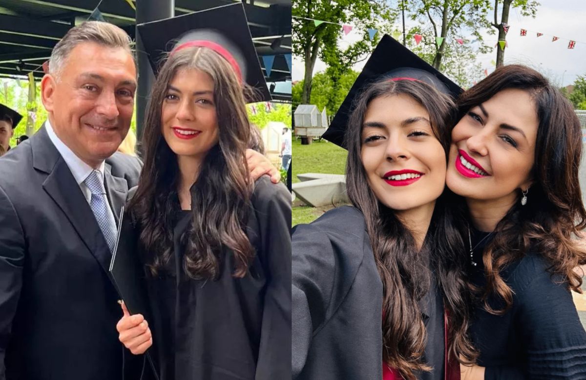 Mayra, fiica lui Ilie Dumitrescu, a absolvit facultatea. A îmbrăcat o ...